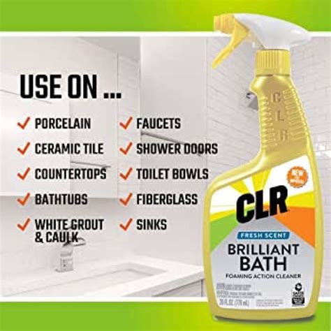 CLR Calcium Lime And Rust Remover Brilliant Bath Foaming Action Cleaner Shopee Philippines