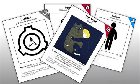 Got Any Scp Ideas For My Scp Card Game R Scp