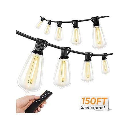 Brightever Outdoor String Lights With Remote Choose Size And Light Color Options 20 2026 03 10