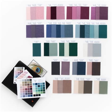 Soft Summer Color Swatches Etsy