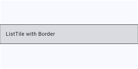 【flutter】listtileに枠線を追加する方法 Flutterの舞台裏