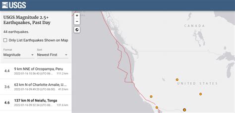 Plotting Earthquakes