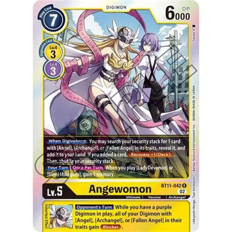Digimon Trading Card Game Dimensional Phase Single Card Rare Angewomon