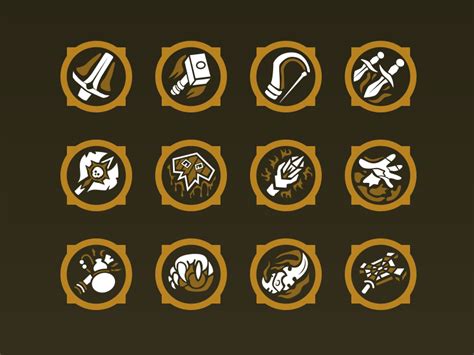 World Of Warcraft Class Icons By Harlan Elam World Of Warcraft Game