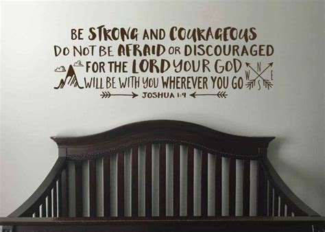 Joshua 19 Be Strong And Courageous Explorer Nursery Arrows