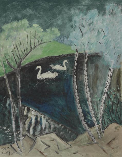 Milton Avery 1885 1965 Swans Christies