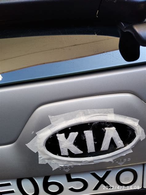 Шильдик киа — KIA Sportage (2G), 2 л, 2006 года | своими руками | DRIVE2