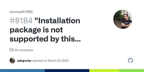 Installation Package Is Not Supported By This Processor Type Error