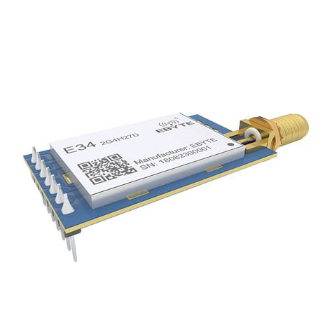 Ebyte E34 2g4h27d Nrf24l01p 2 4ghz 5km 27dbm 500mw Dip Auto Hopping Wireless Transceiver Uart