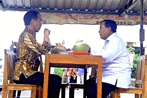 Jokowi Makan Bakso Bareng Prabowo Ini Klarifikasi Istana Kepresidenan