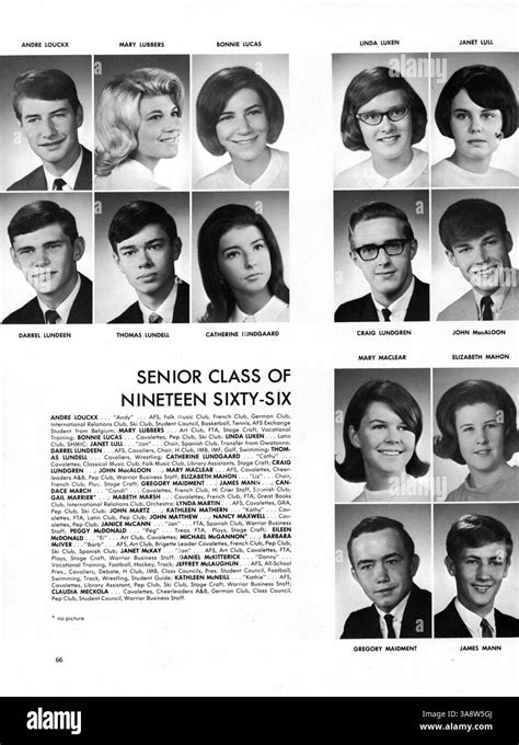 The 1966 Hopkins High School Yearbook Features Photographs Of St Hi Res