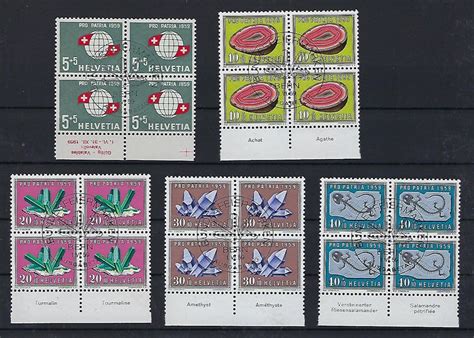 Pro Patria Viererblocks 1959 Gestempelt ET 14671 Kaufen Auf Ricardo