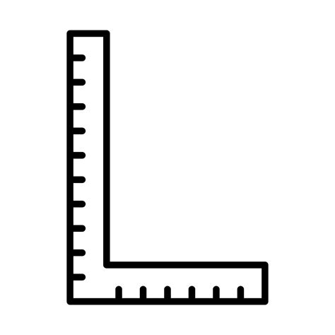 Framing Ruler Square Measurement Tool Icon In Line Style 29761346 Vector Art At Vecteezy