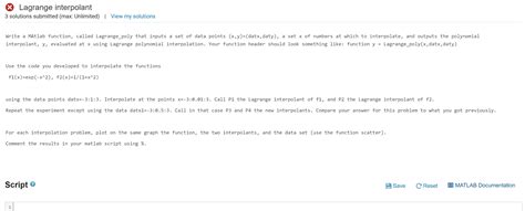 Solved Use The Code You Developed To Interpolate The Chegg