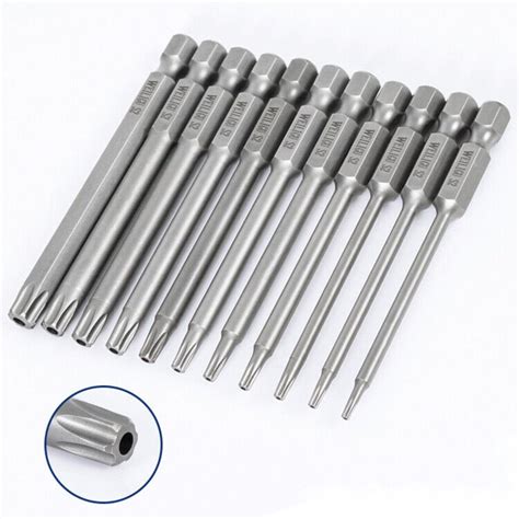 Long Reach Torx Star Hex Security Bit Set Tamper Proof Screwdriver Bit