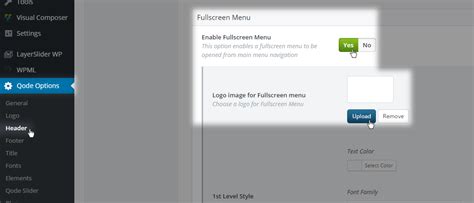 Bridge Documentation And Tutorials 6 Header Setup