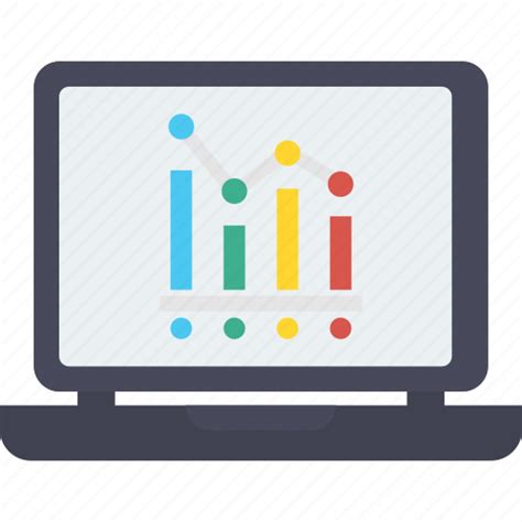 Graph Seo Performance Analytics Strategy Business Icon Download