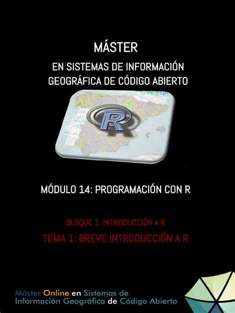 Tema 1 Una Breve Introduccion A R Pdf Objeto Informática