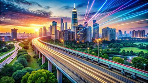 Sustainable Urban Development Connecting Iot Networks Highspeed Rail And Urban Greenery For A