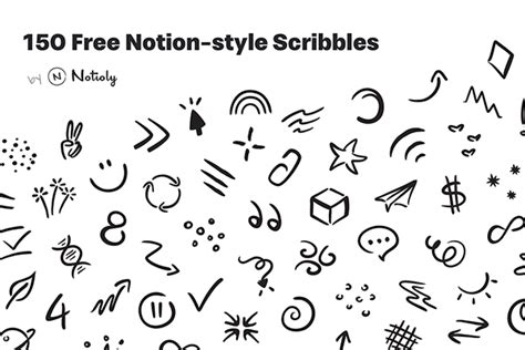 Free Notion Style Scribbles Free Design Resources
