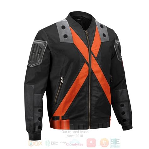 Hot Anime Musketeer Bakugou Zipper Bomber Jacket Boxbox Branding