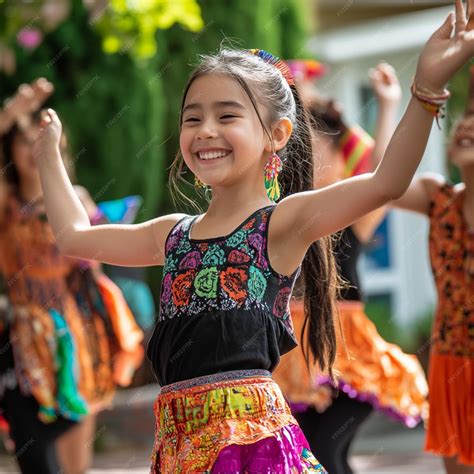 Multicultural Backtoschool Festival With Traditional Dances Foods And Costumes Premium Ai