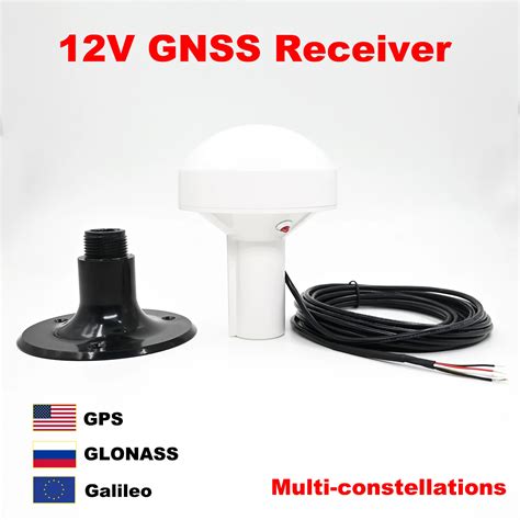 Quescan Agricultural Marine 12v Rs232 Gnss Antenna Receiver Marine Gps Glonass Galileo Nmea0183