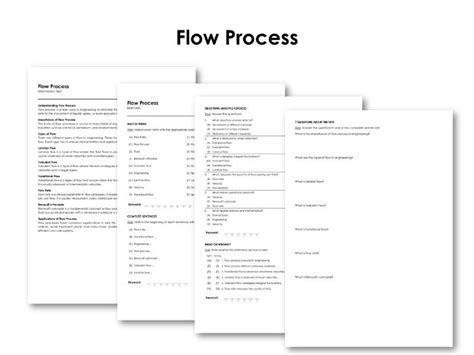 Flow Process Teaching Resources