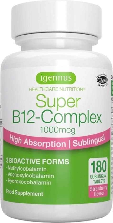 Super B12 Complex 1000 µg 180 Tabl Igennus Vitalabo Online Shop