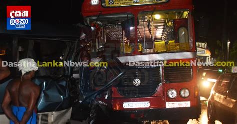 තවත් බස් අනතුරකින් පුද්ගලයෙක් ජීවිතක්ෂයට Dasatha Lanka News
