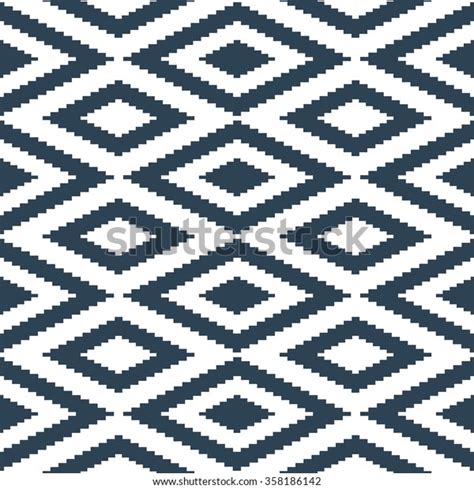 Seamless Aztec Pattern Vector Background Tile Stock Vector Royalty Free 358186142 Shutterstock