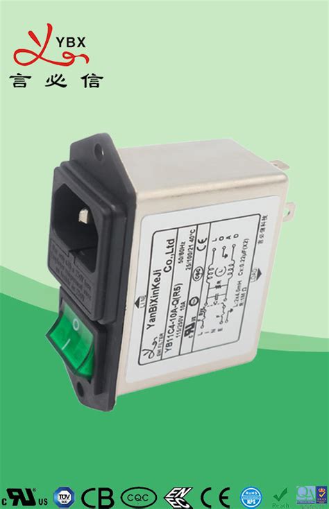 Low Pass EMI Power Filters A A IEC Socket VDC