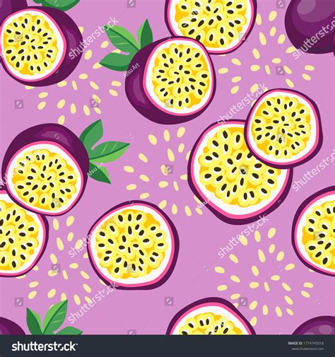 Hand Drawn Vector Seamless Pattern Passion Stock Vector Royalty Free