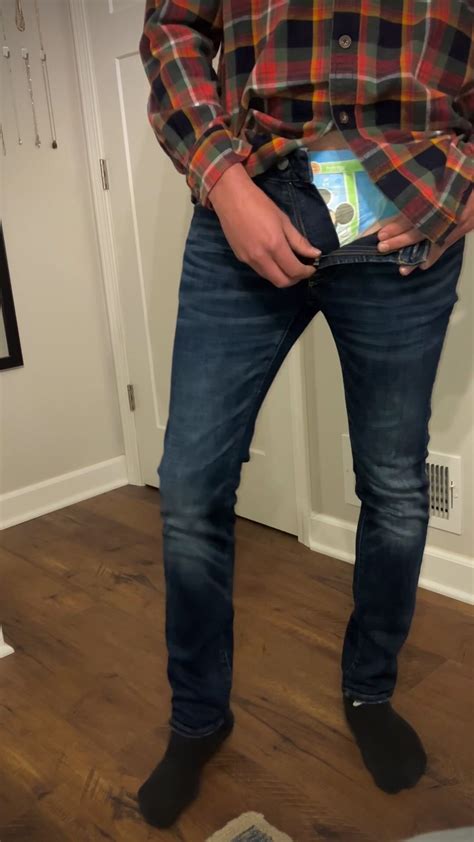 Work Clothes Come Off To Reveal Wet Pull Ups