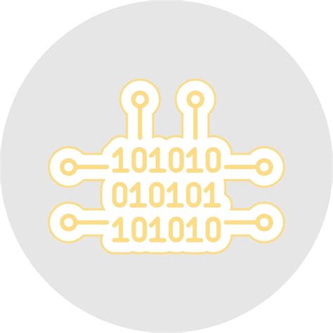 Binary Code Line Sticker Multicolor Icon 37844093 Vector Art At Vecteezy
