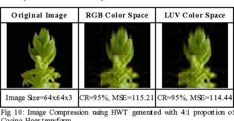 Figure 10 From Image Compression Using Hybrid Wavelet Transform With Varying Proportions Of