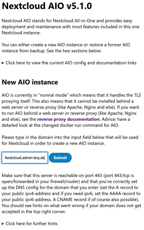 Nextcloud Aio All In One Blogadmin Intelligencede