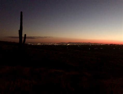 Mesa Apache Junction And Phoenix At Sunset R Hiking