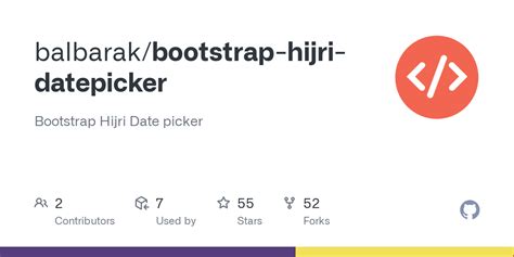 Github Balbarakbootstrap Hijri Datepicker Bootstrap Hijri Date Picker