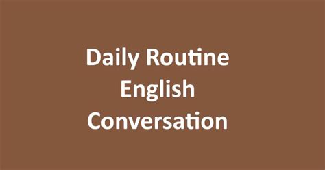 Daily Routine English Conversation । Sahil Sir Lovhind