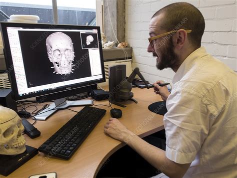 Digital Forensic Facial Reconstruction Stock Image C0287983 Science Photo Library