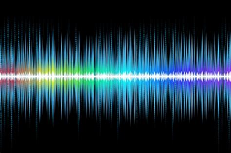 Premium Photo Abstract Rhythmic Digital Sound Wave With Binary Code