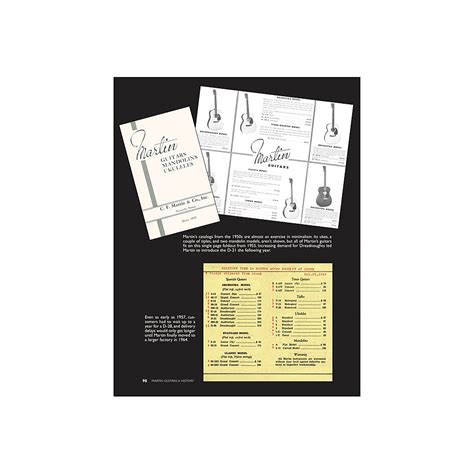 Hal Leonard Martin Guitars A History Monography
