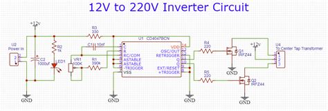 Dc Ac Inverter Circuit Circuit Diagram