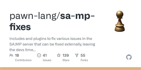 GitHub Pawn Lang Sa Mp Fixes Includes And Plugins To Fix Various