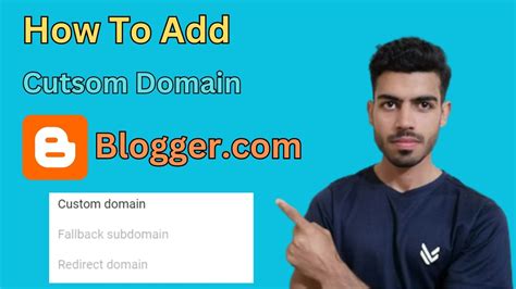 how to add custom domain on blogger 2023 in hindi urdu youtube