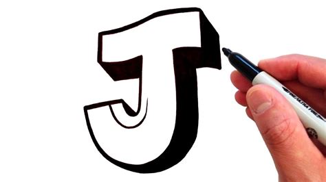 Graffiti Bubble Letter J