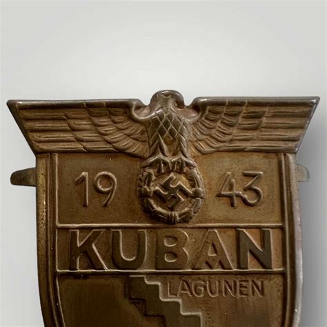 Kuban Shield Mint Condition I Ww2 German Militaria