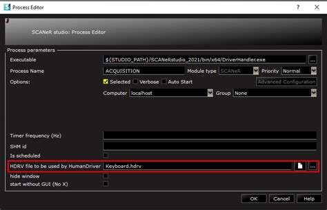 How To Configure Drivers Inputs SCANeR QUICK STARTS