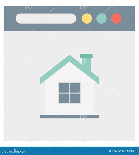 Basic RGB Property Website Color Isolated Vector Icon Which Can Easily Modify Or Edit Stock
